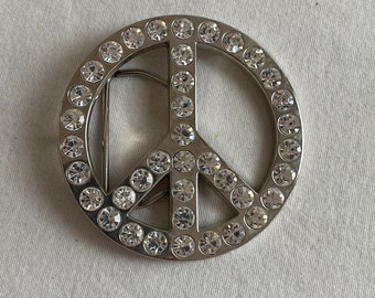 Peace Sign Belt Buckle - Etsy