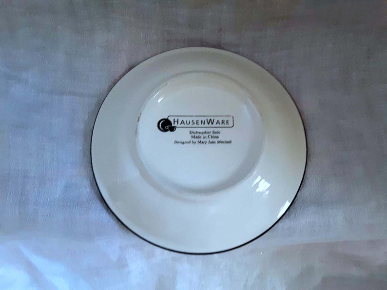 Vintage Hausenware By Mary Jane Mitchell Cheese Plates set of | Etsy