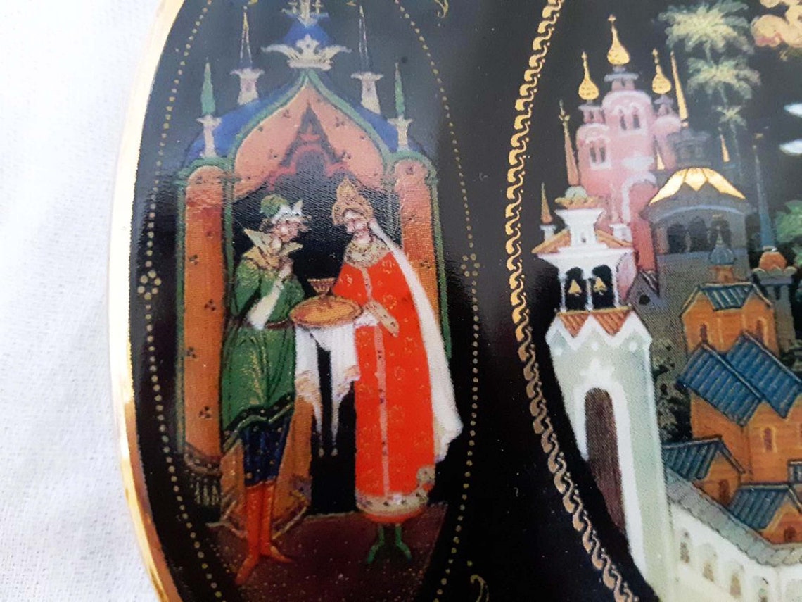 Vintage Russian Legends Collectible Plate love's - Etsy