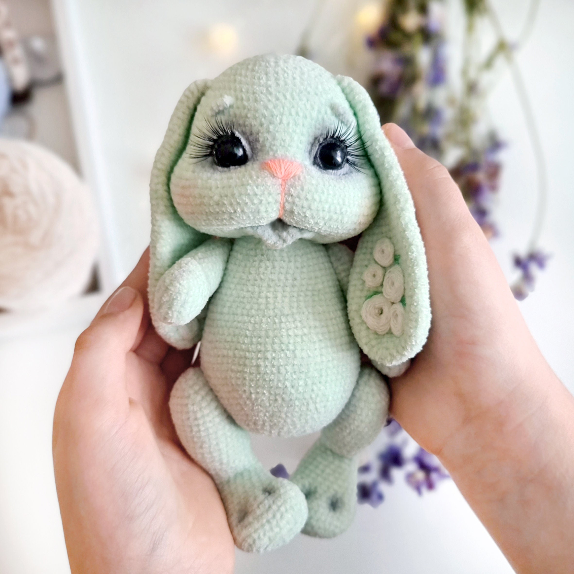 Crochet Pattern the Mint Bunny - Etsy
