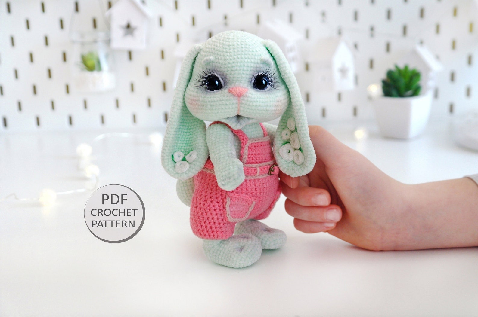 Crochet Pattern the Mint Bunny - Etsy