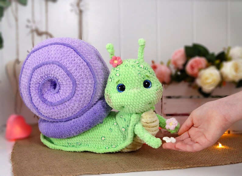 Crochet Pattern the Snail - Etsy