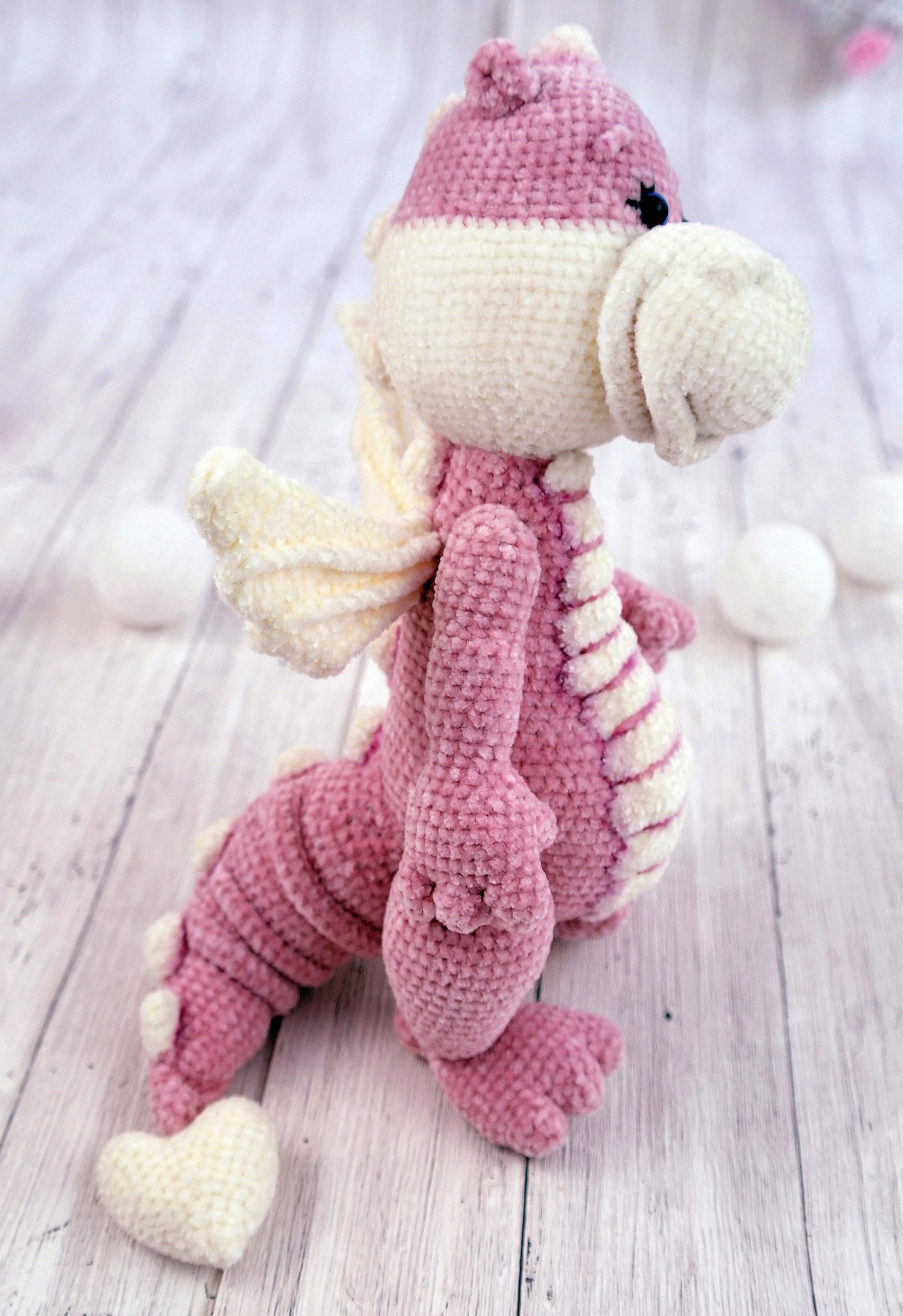 Crochet Pattern: Little Dragon - Etsy