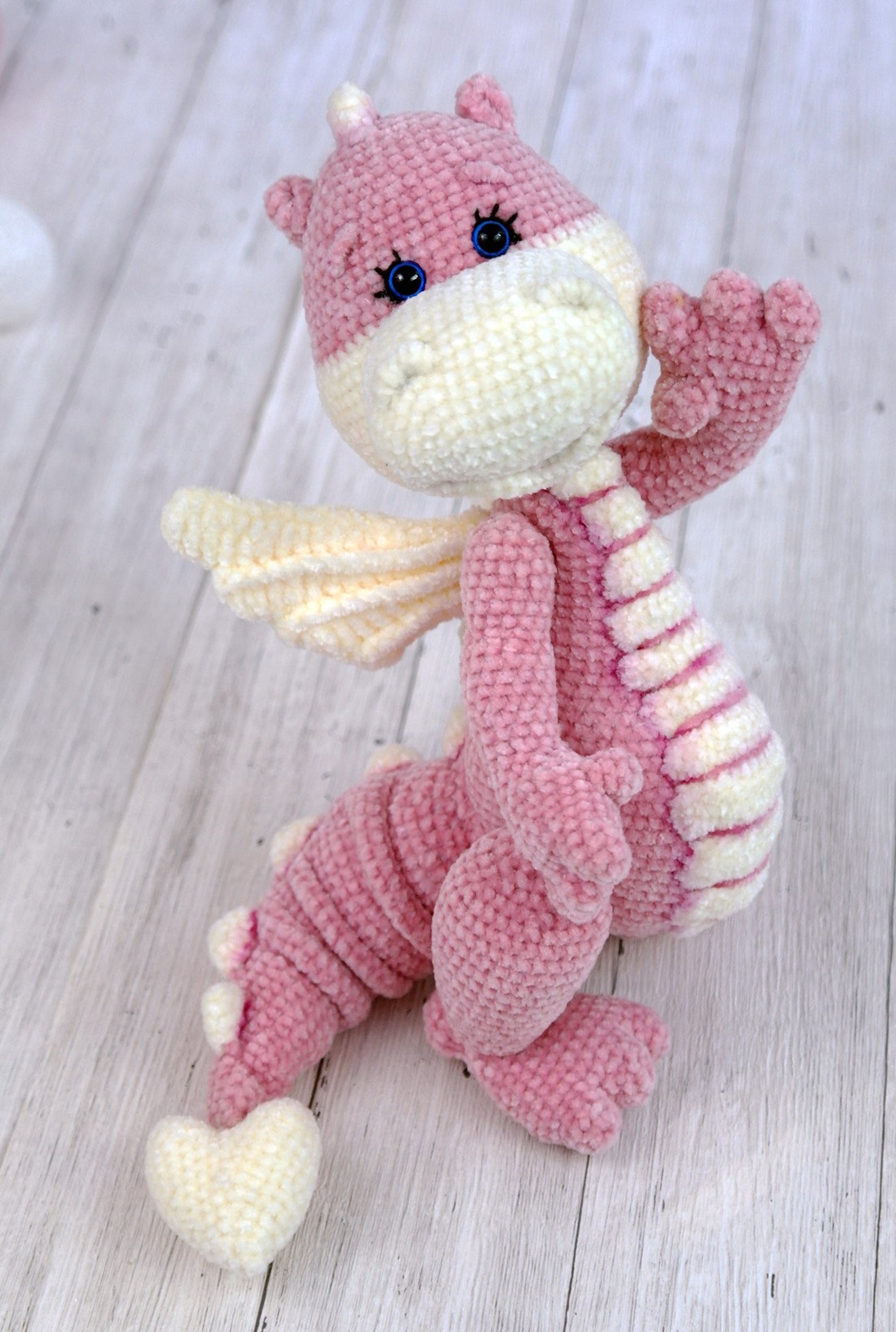 Crochet Pattern: Little Dragon - Etsy