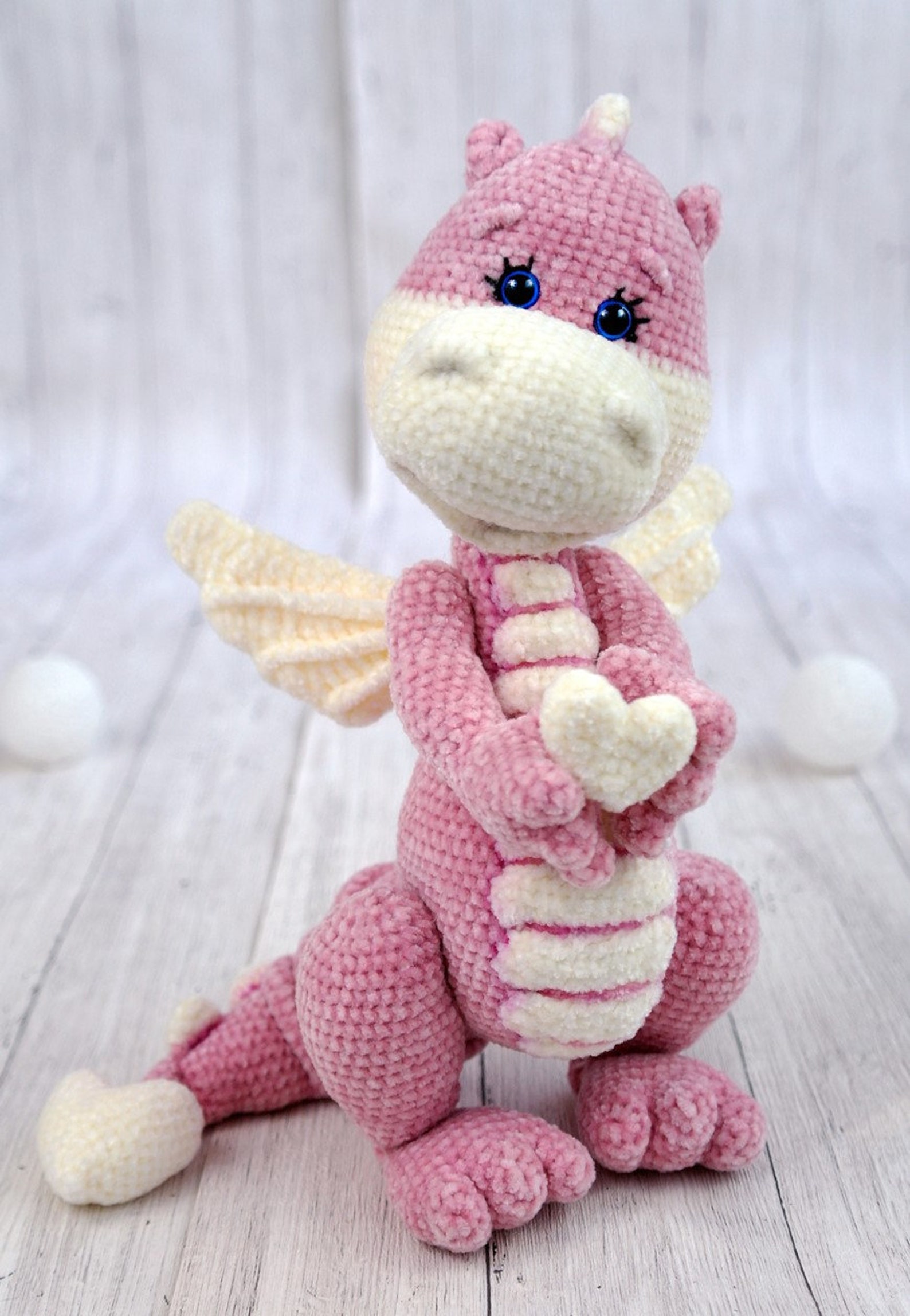 Crochet Pattern: Little Dragon - Etsy