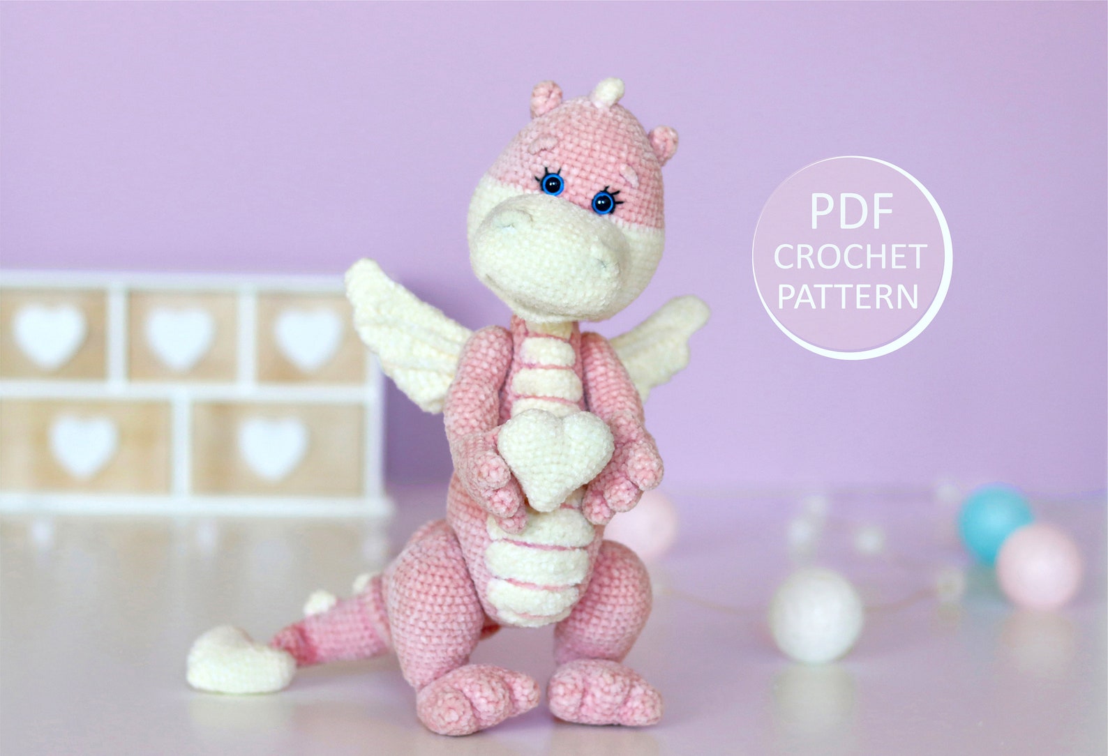 Crochet Pattern: Little Dragon - Etsy