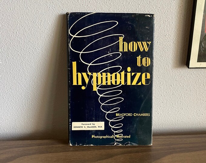 How to Hypnotize 1950's Mid Century Book Graphic Design Cover - Etsy