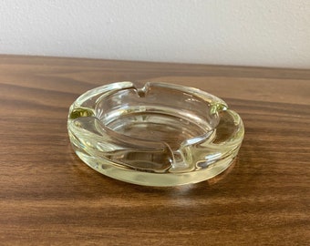 Round Glass Ashtray | Etsy