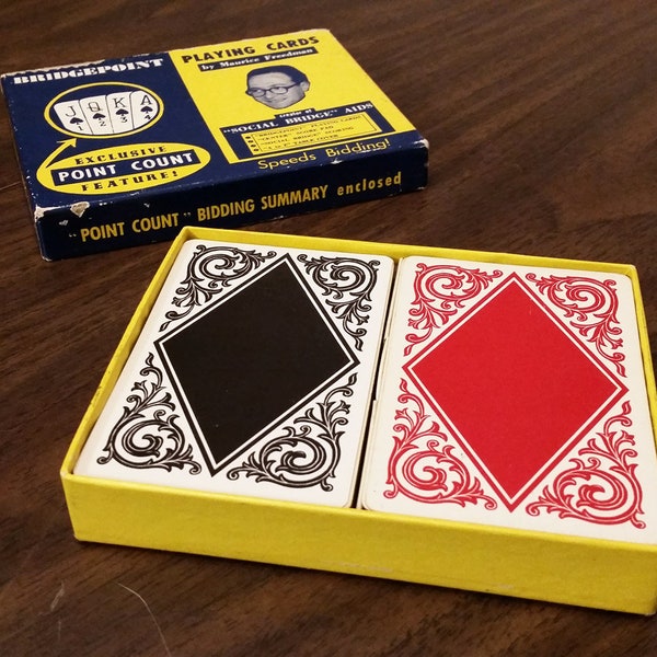 Bridge Playing Cards - Etsy