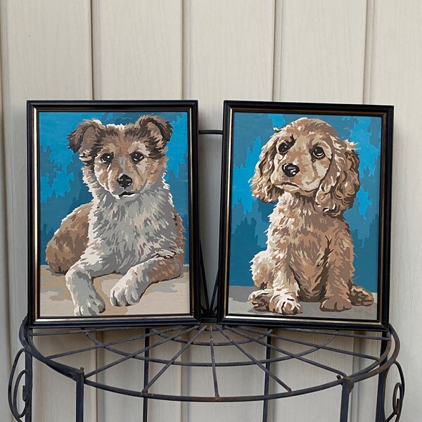 Paint by Number Dog - Etsy