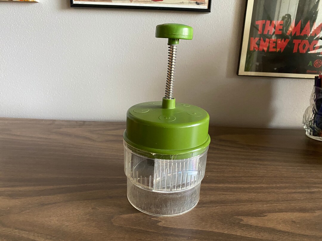 Chop-o-matic Nut Chopper Mid Century Kitchen Baking Avocado Green - Etsy