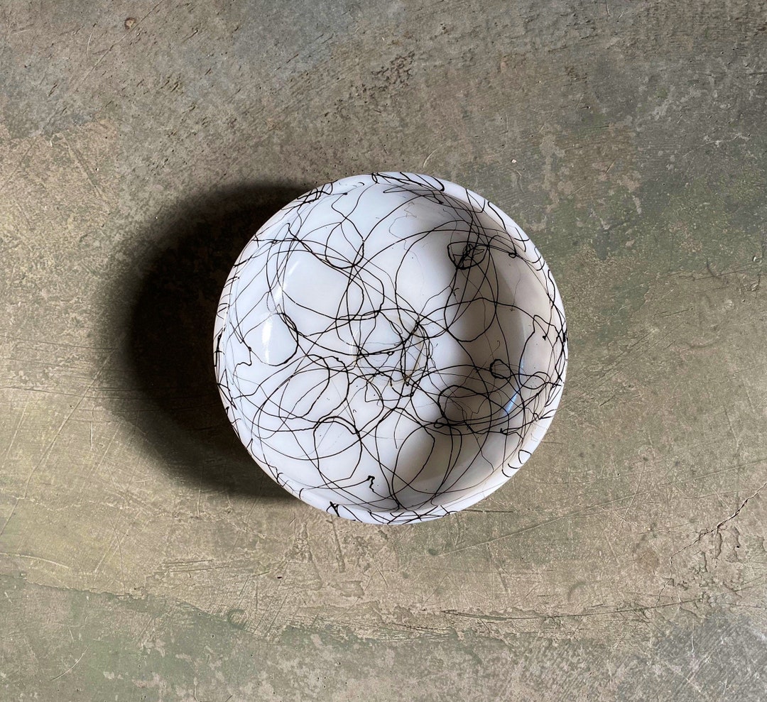 Vintage 6 Inch Atomic Spaghetti Drizzle Bowl 1950's Hazel - Etsy