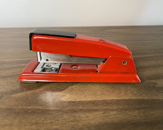 Red Swingline Stapler | Vintage - Etsy
