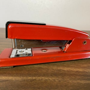 Red Swingline stapler vintage | Etsy