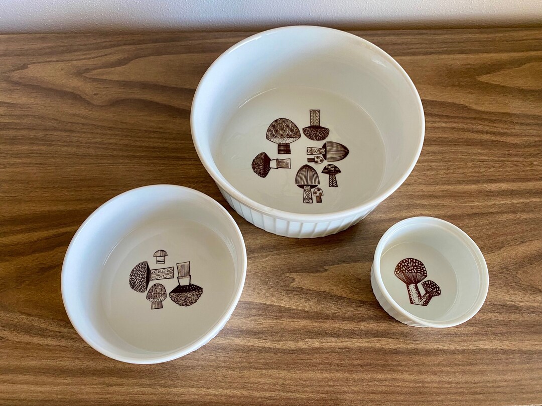 Kaj Franck Mushroom Souffle Ramekin Set - Etsy