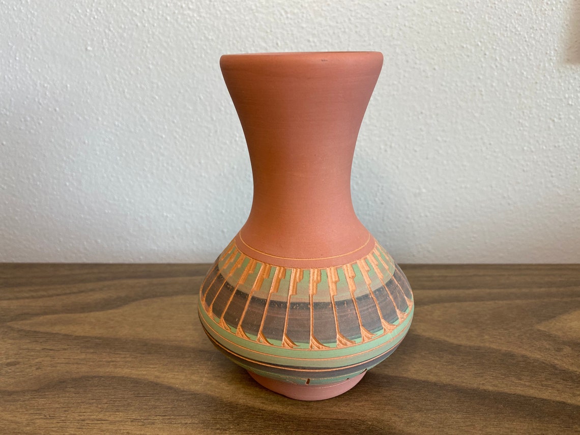 Signed Navajo Pottery Seed Pot Native American Art - Etsy