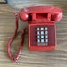 Red Touch Tone Push Button Telephone Western Electric - Etsy
