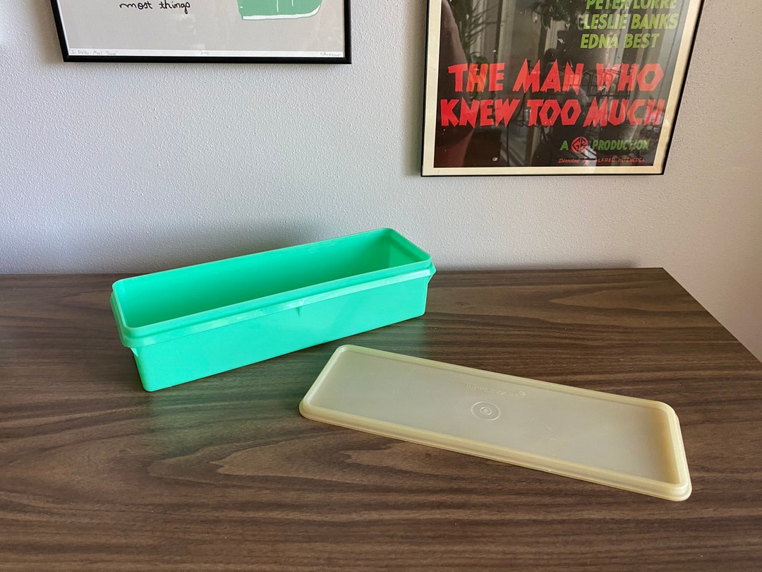 Tupperware Celery Keeper 892 | Jadite Rectangle Container With Lid - Etsy