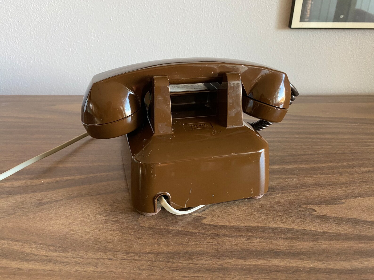 Brown Touch Tone Push Button Telephone - Etsy