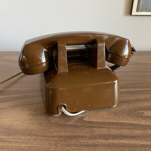 Brown Touch Tone Push Button Telephone - Etsy