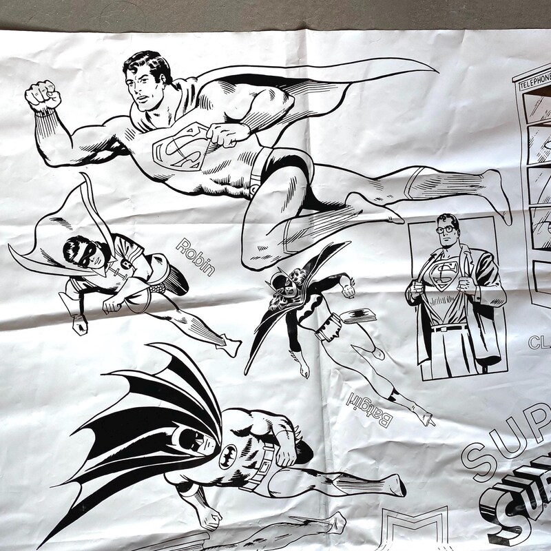 Dc Coloring Books - Etsy