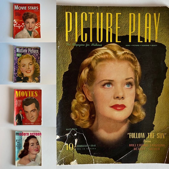 Vintage Movie Magazines Shop Movie & TV Magazines Collections: Art