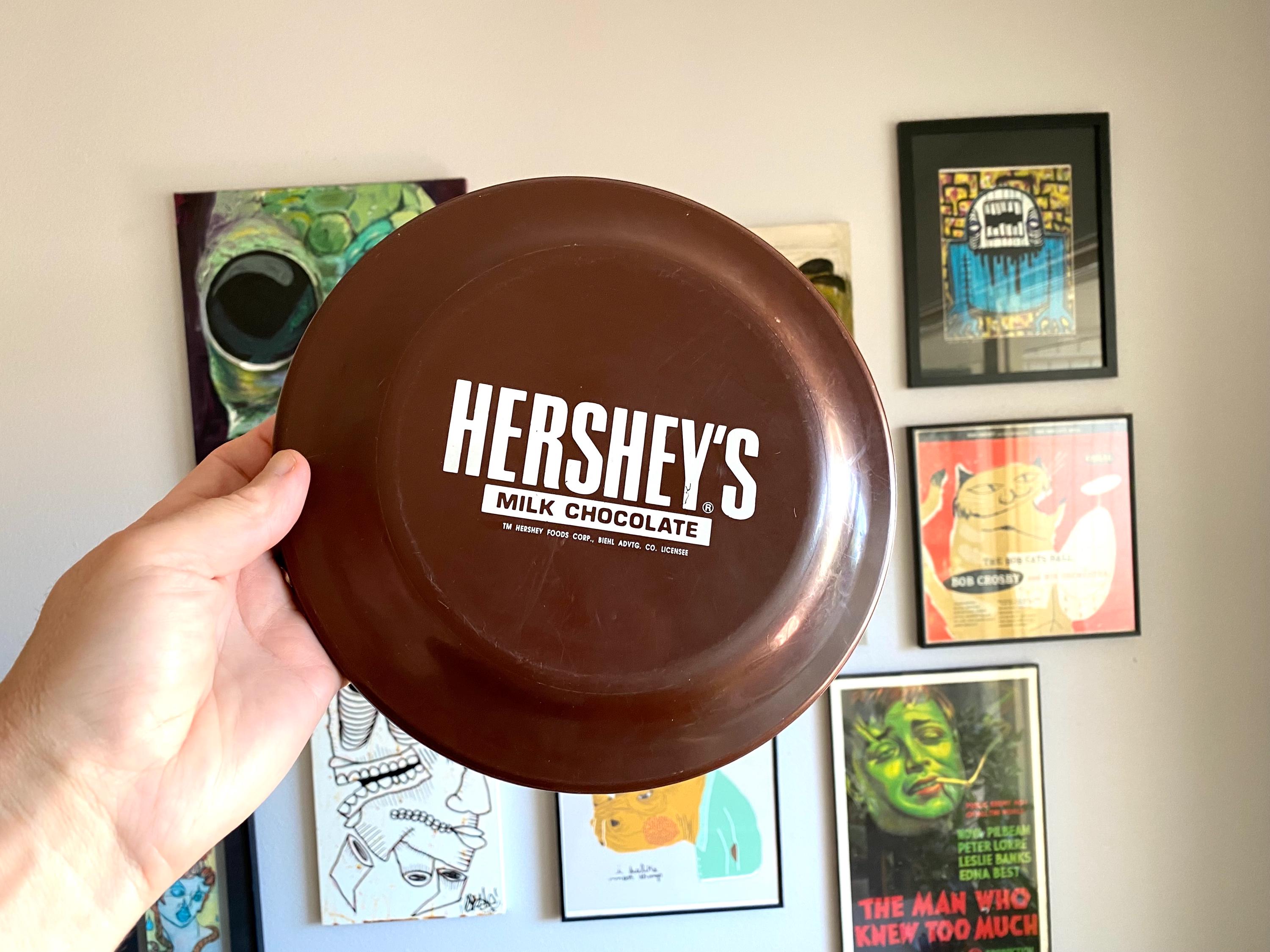 Hershey's Flying Disc Chocolate - Etsy