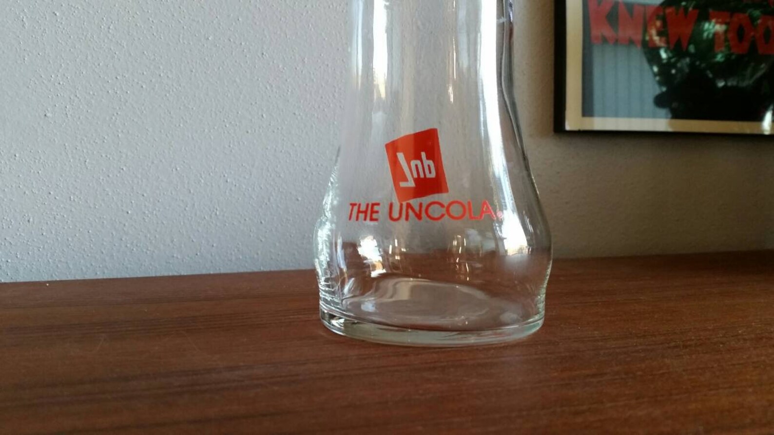 7 UP Upside Down Glass the Uncola Red Logo Seven Up | Etsy