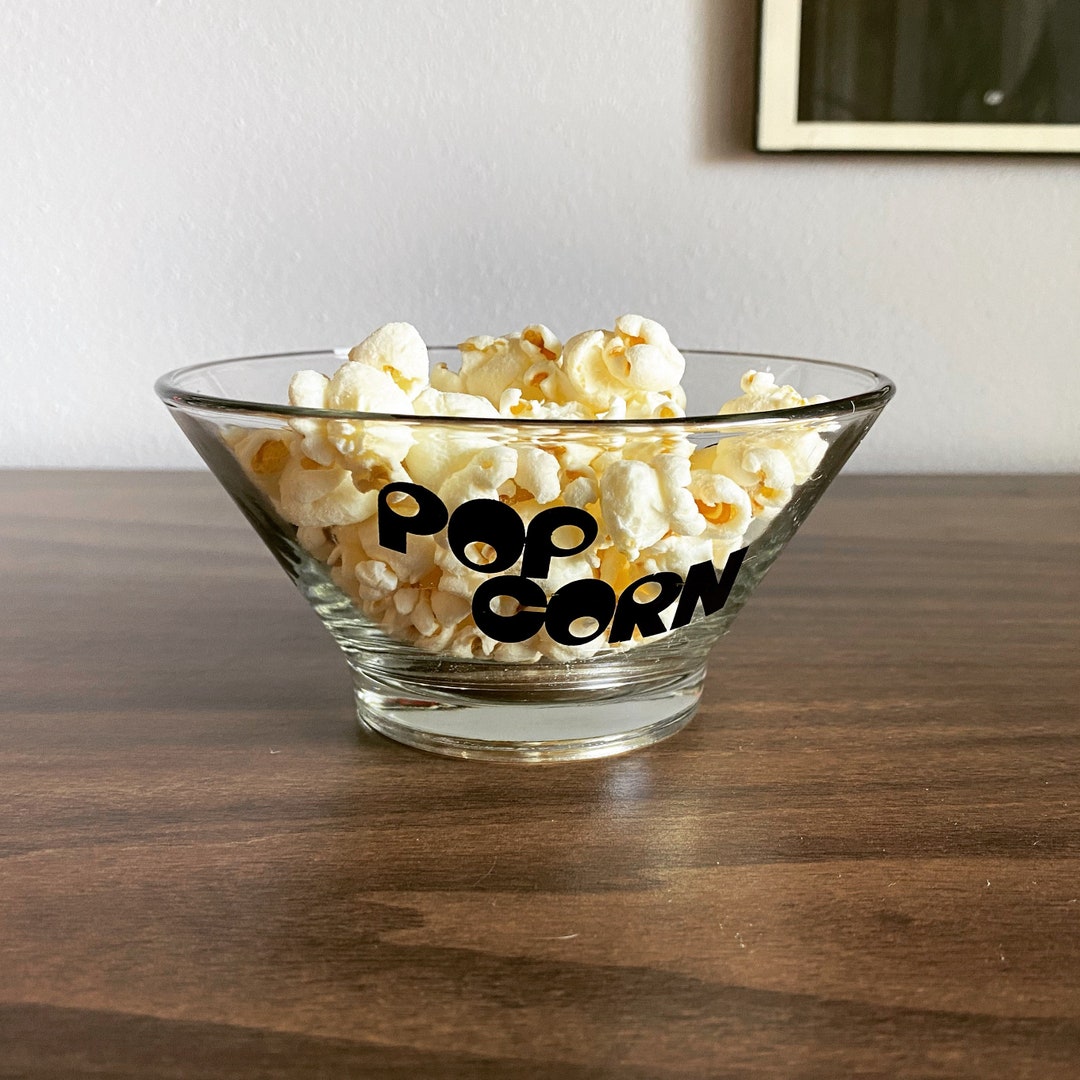 70's Popcorn Bowl | Pop Art Word - Etsy