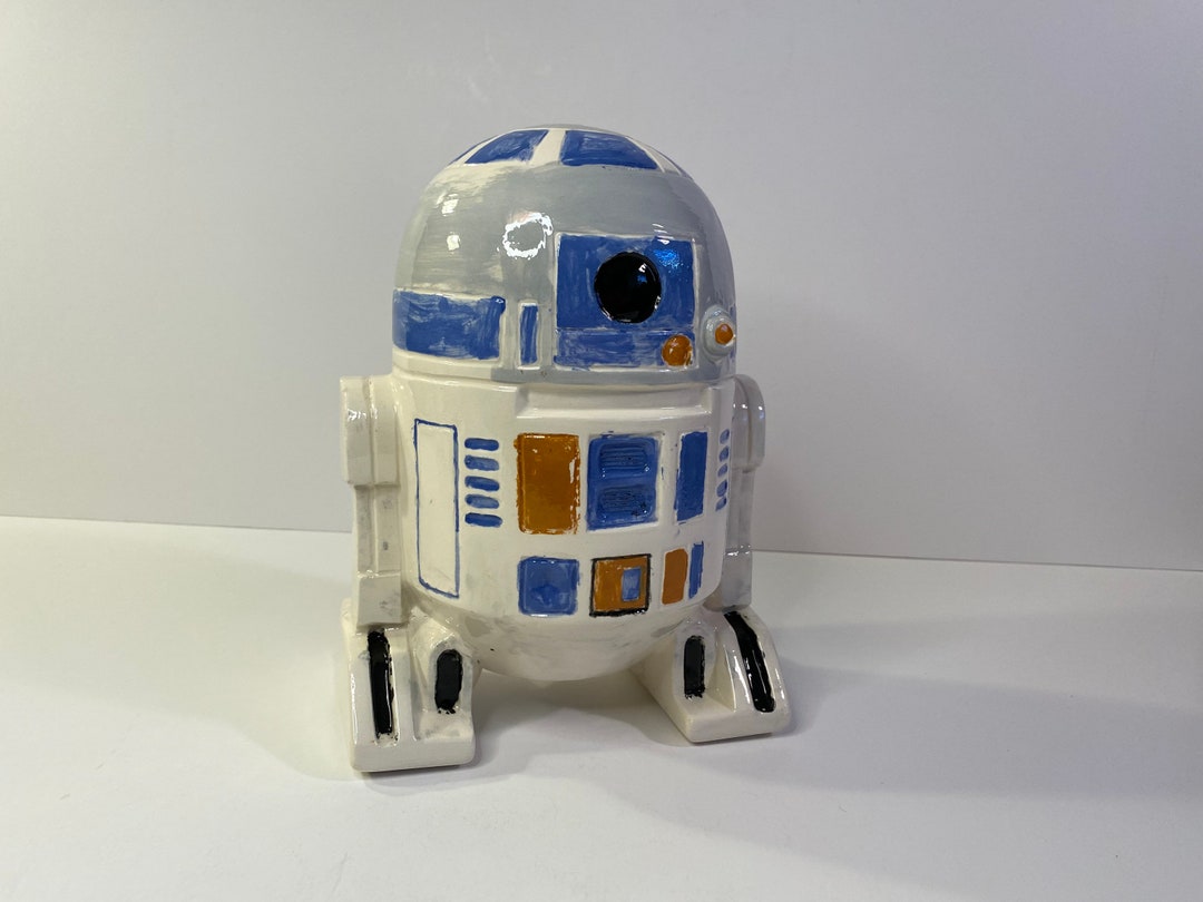 Rare Ceramic R2D2 Coin Bank | Vintage Collectible Star Wars Piggy Bank ...