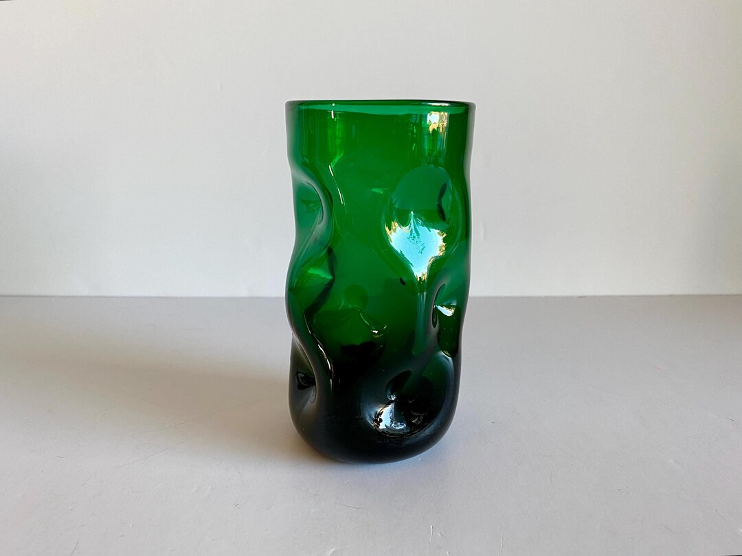 Green Blenko Dimple Glass - Etsy