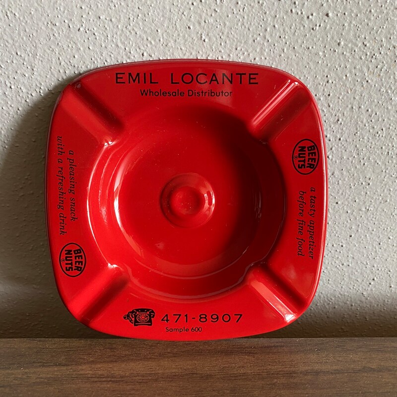 Red Ashtray - Etsy