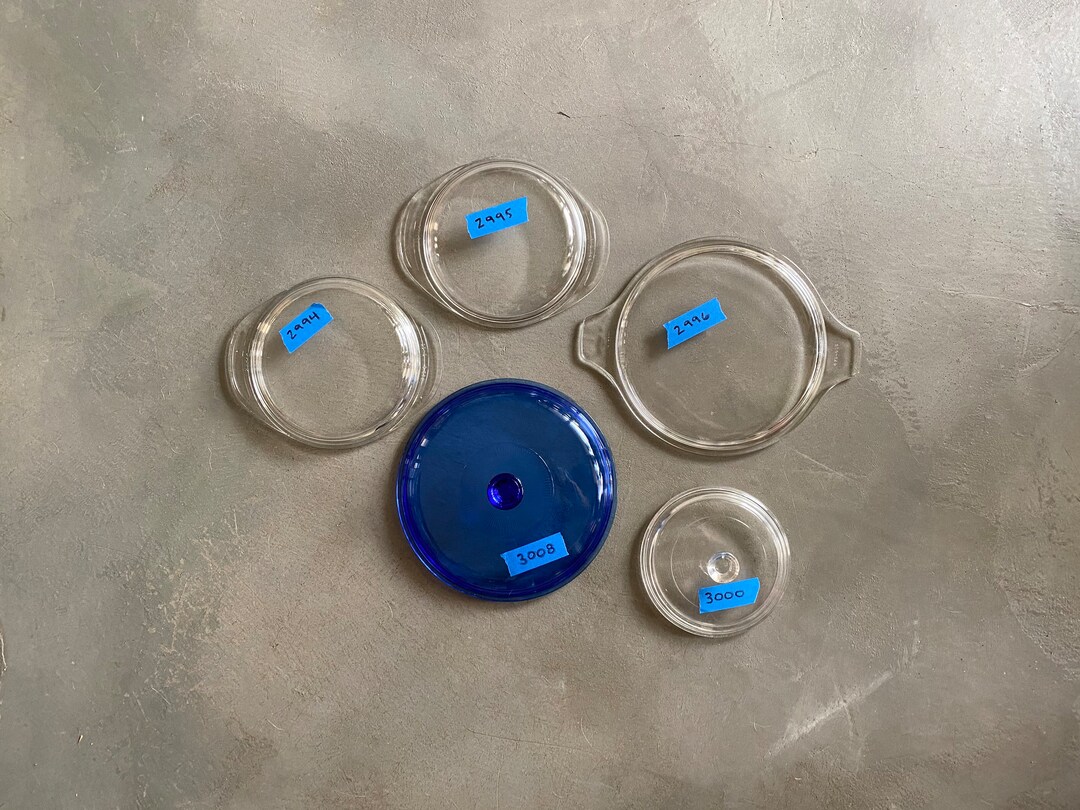 Pyrex Lid Only | ROUND Vintage Kitchen Fridge Casserole Storage ...