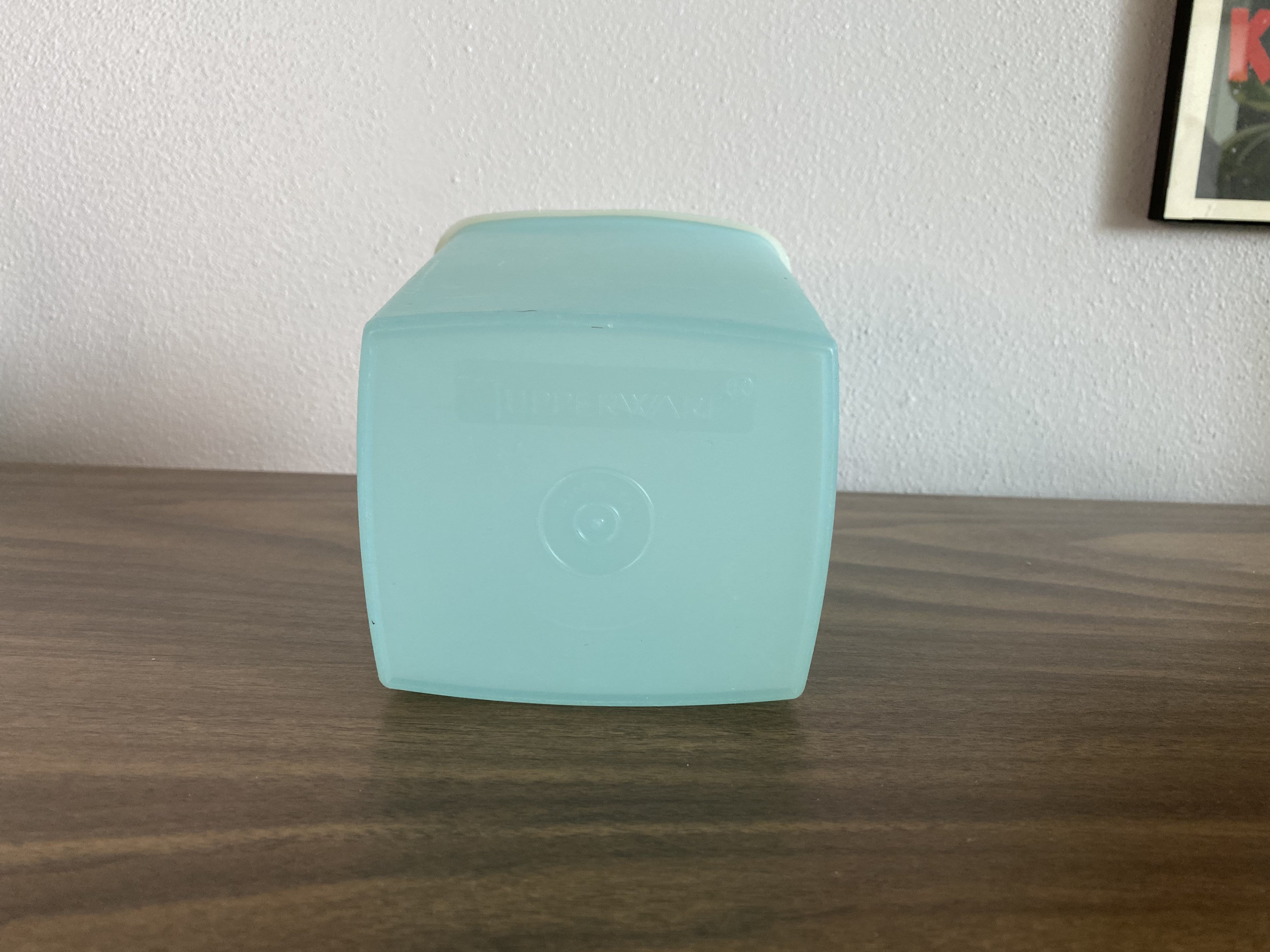 Tupperware Canister With Sheer Lid Light Blue Container | Etsy