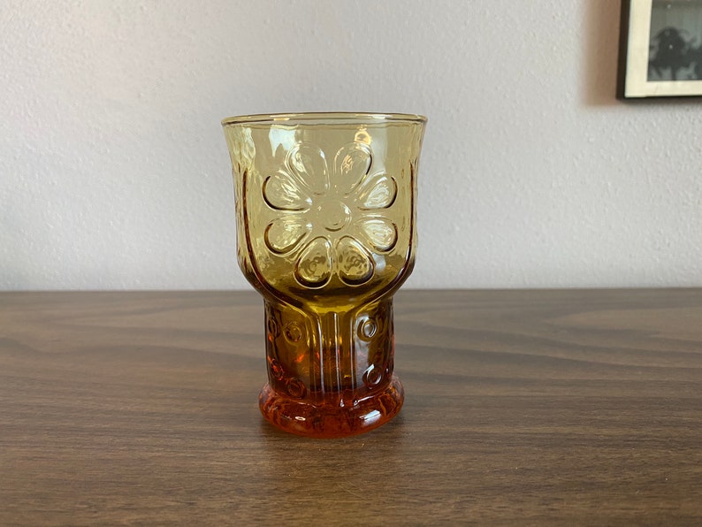 Libbey Country Garden Daisy Tumblers CHOOSE Large or Small - Etsy