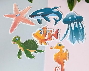 Marine Life Sticker - Etsy