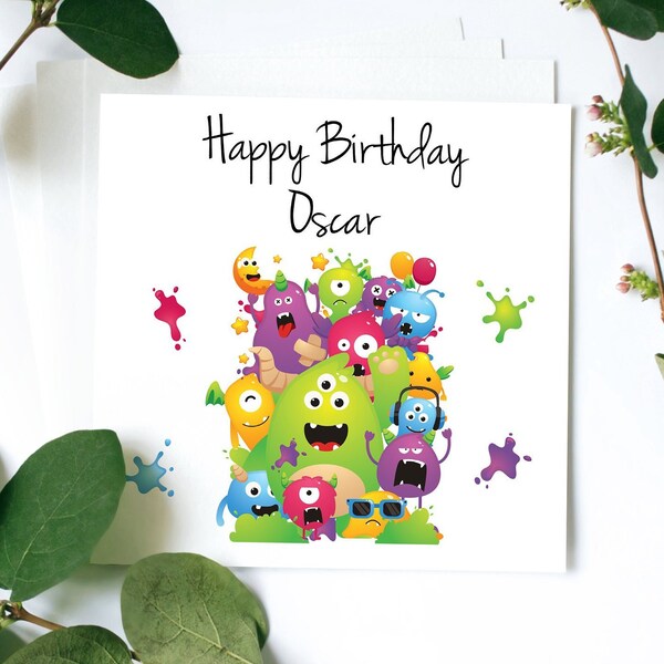 Monster High Birthday Card - Etsy