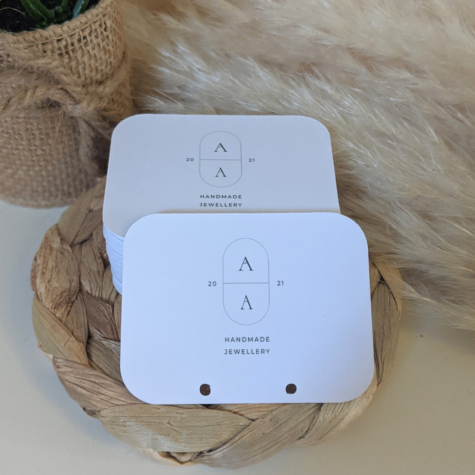 Hoop Earring Cards, Small Earring Cards, Personalised Earring Cards ...