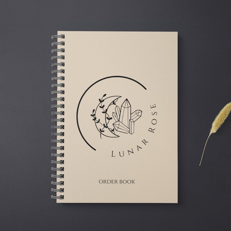 Personalised A4 Order Book Logo Order Book Small Business - Etsy