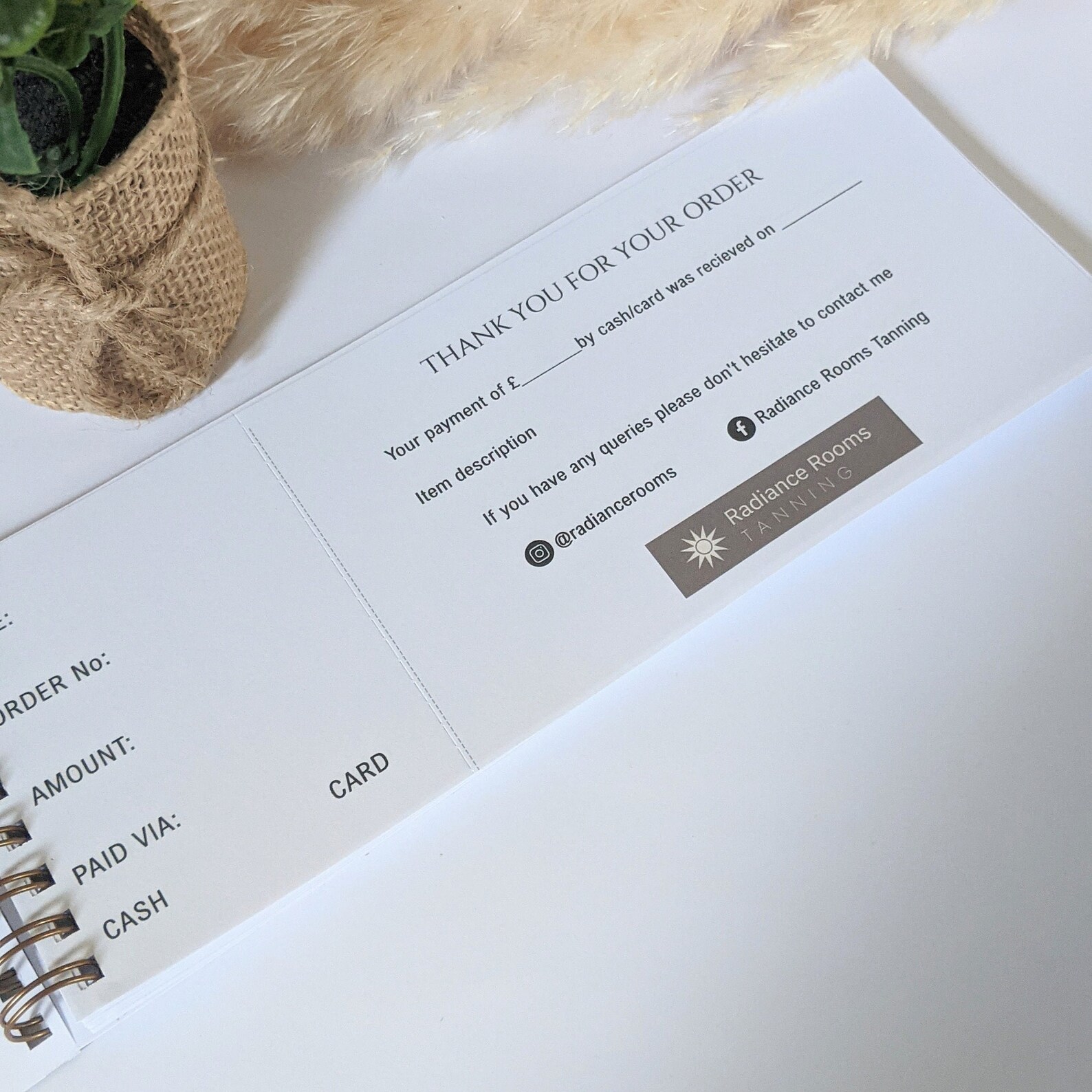 Business Receipt Book Customer Receipt Book Craft Fair - Etsy