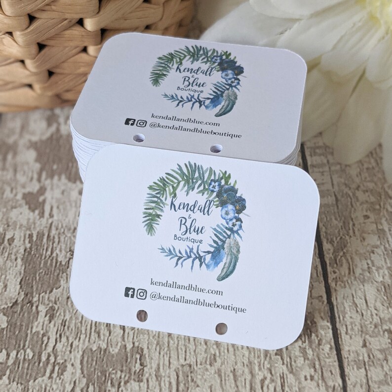 Hoop Earring Cards Small Earring Cards Personalised Earring - Etsy UK