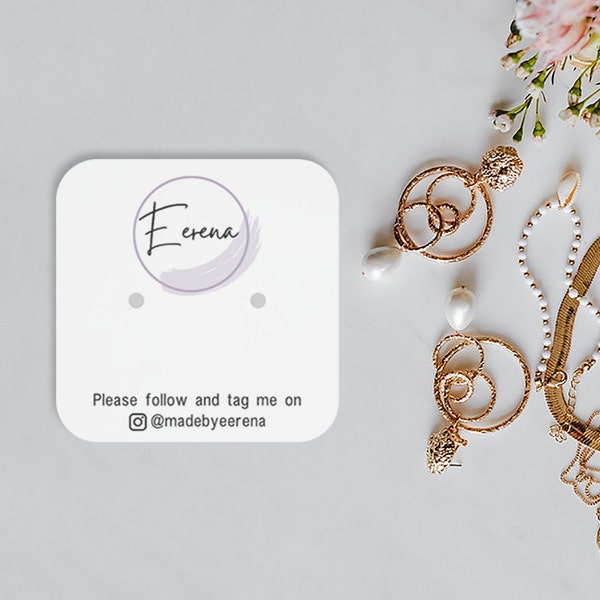 Custom Earring Cards - Etsy