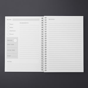 A5 Recipe Book, Cook Book, Bakers Recipe Book, My Recipe Book ...