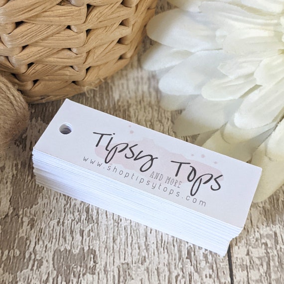 Slim Clothing Hang Tags Labels Business Tags Business Logo | Etsy