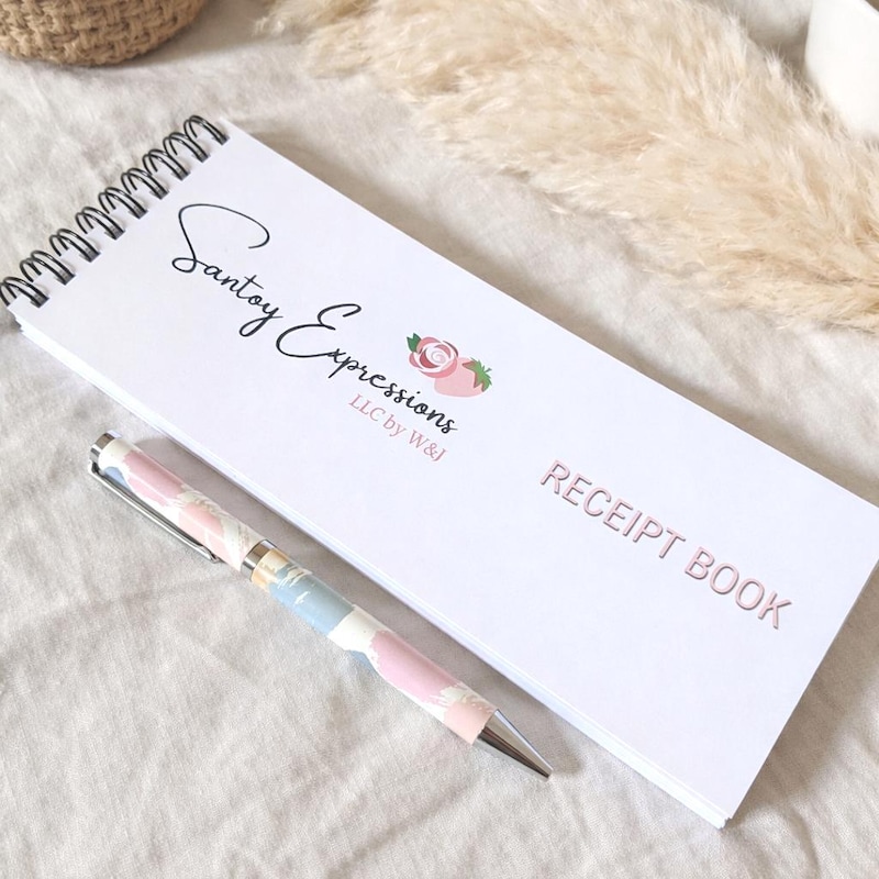 Personalized Receipt Book - Etsy