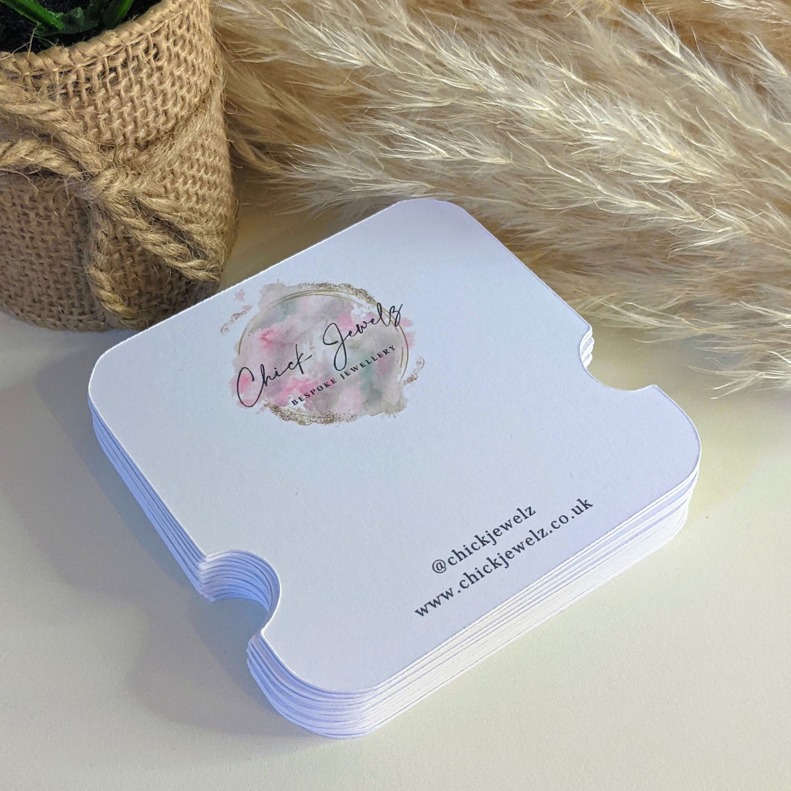 Bracelet Cards Business Logo Card Bracelet Holder Jewellery | Etsy