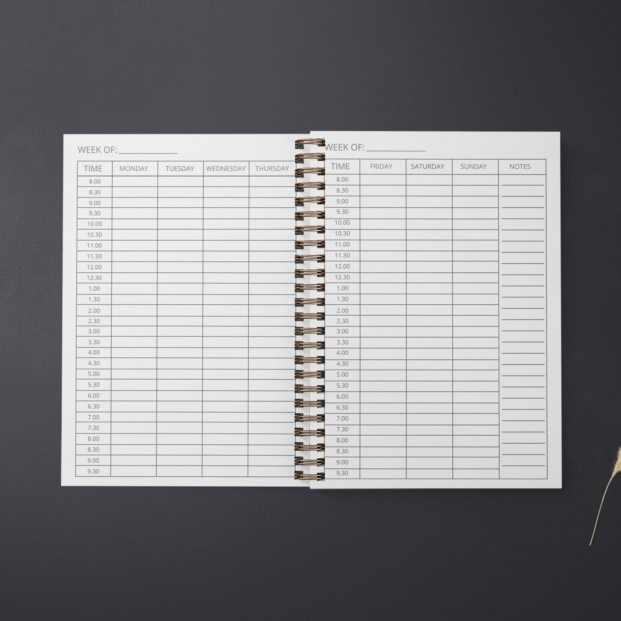 Personalised A5 Appointment Book Small Business Stationery - Etsy UK