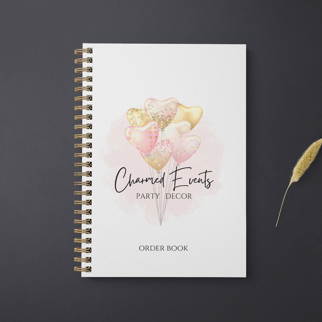 Personalised A4 Order Book, Logo Order Book, Small Business Stationery ...