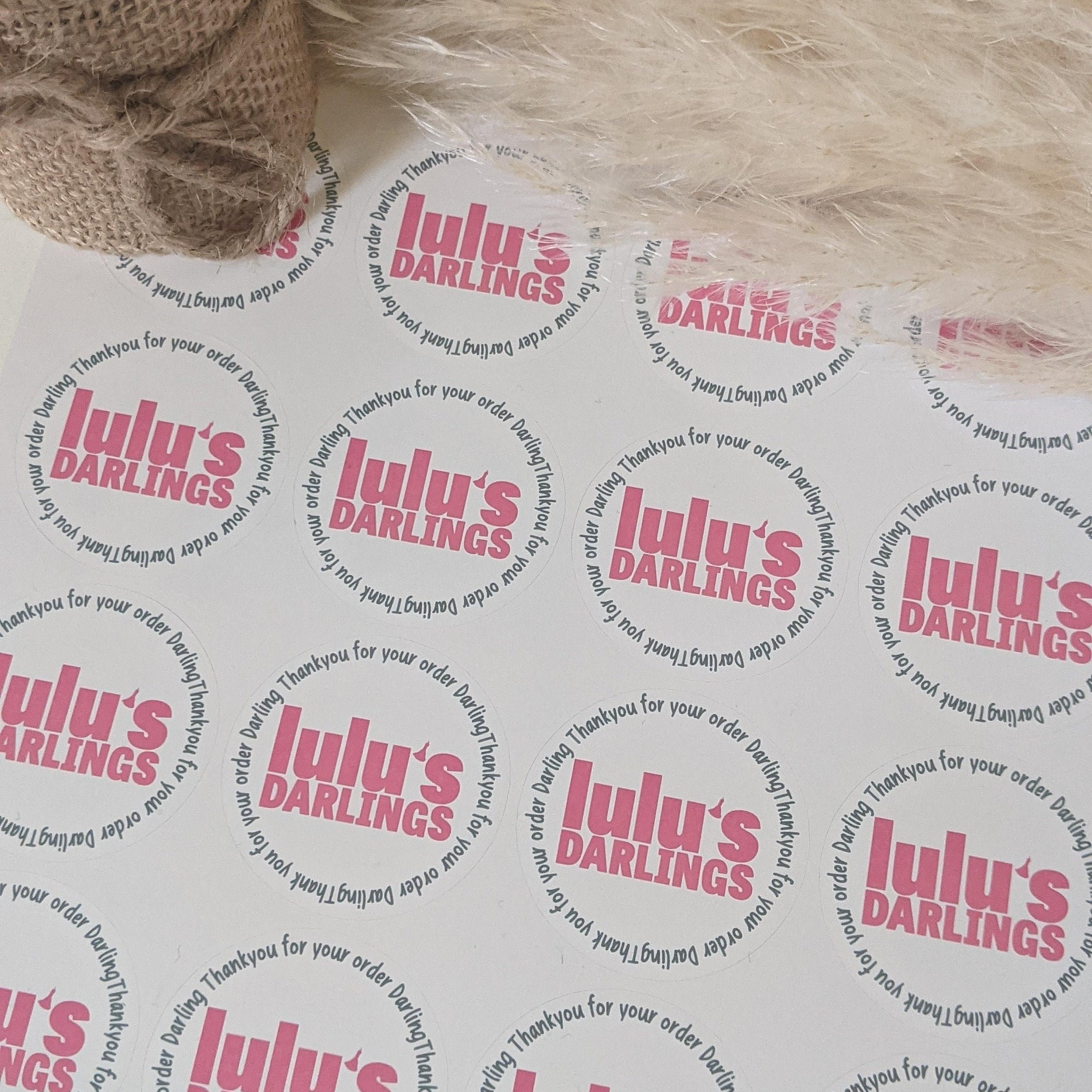 Business Logo Stickers. Custom Personalised Round Business | Etsy UK