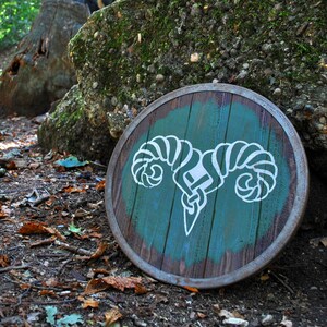 Steel Wood and Leather Skyrim Markarth Hold Shield Replica - Etsy